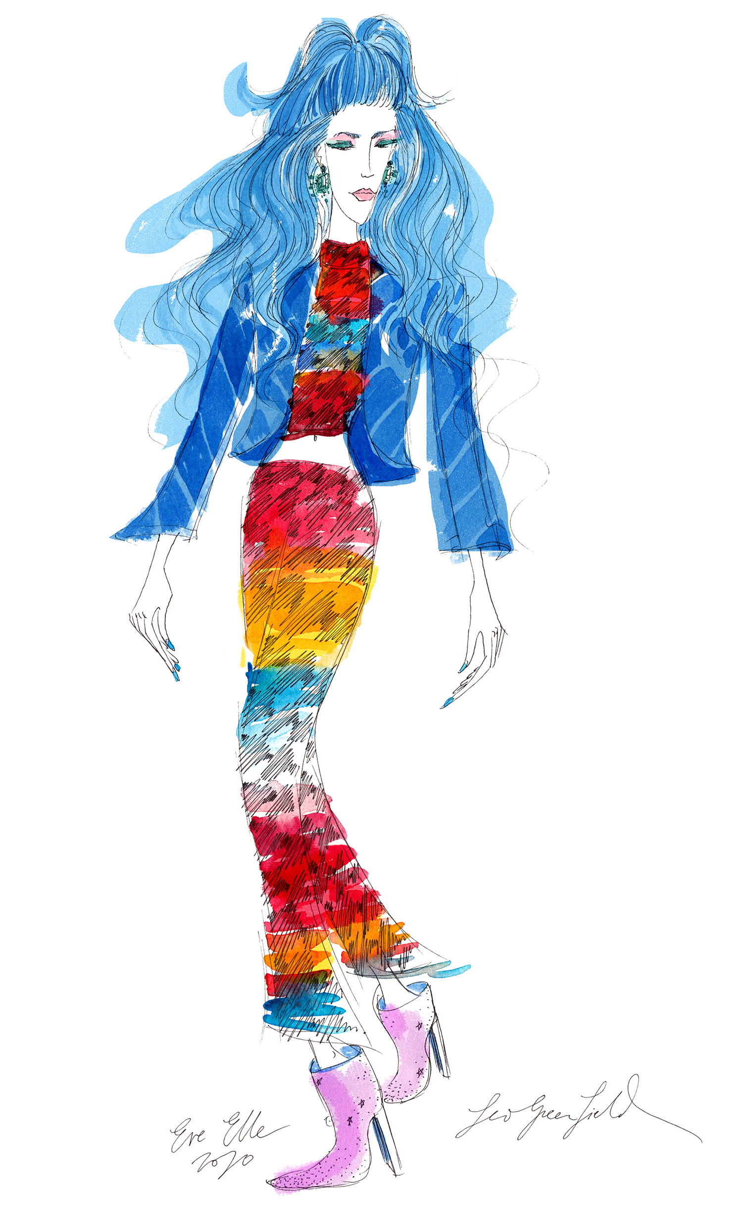 Drawn to the City: James Umpherston / Eve Elle, the drag queen – The ...